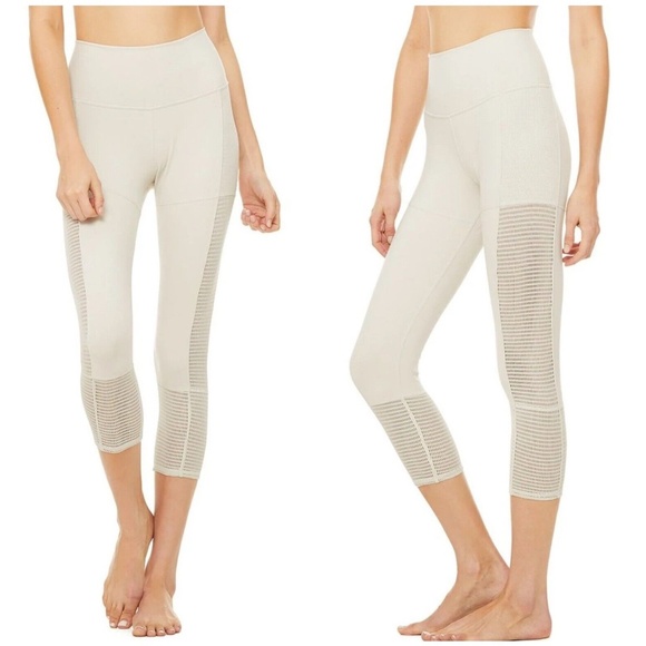 ALO Yoga | Pants & Jumpsuits | Alo Yoga Off The Grid Capri Bone | Poshmark